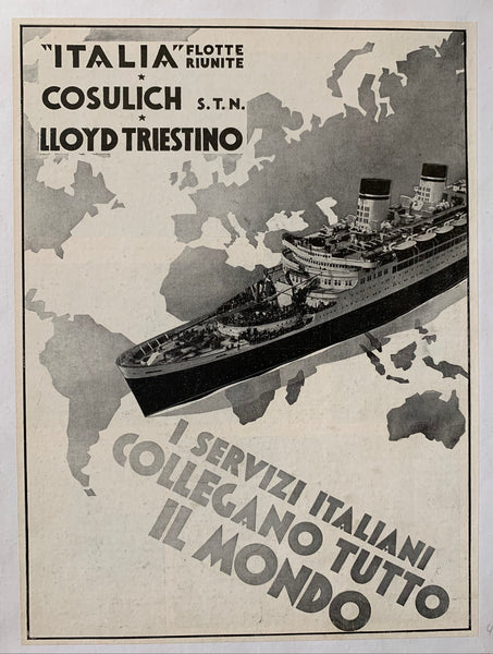 Italian Liners Poster – Poster Museum