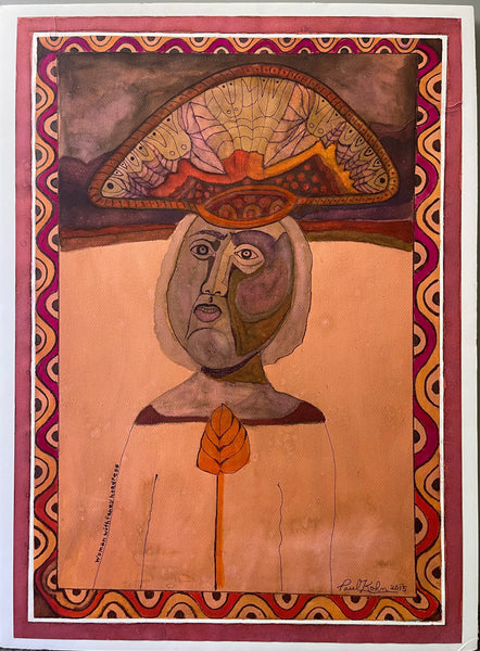 Paul Kohn 'Woman with Fancy Headress' #204 – Poster Museum