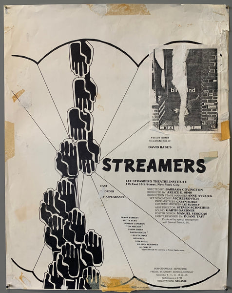 David Rabe's Streamers Poster – Poster Museum
