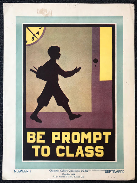 Be Prompt To Class – Poster Museum