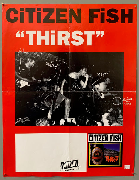 Citizen Fish 'Thirst' Poster – Poster Museum