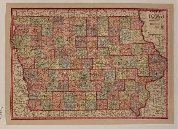 Map Of Iowa – Poster Museum