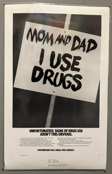 Mom and Dad I Use Drugs Poster – Poster Museum