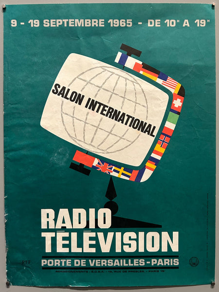Salon International Radio Télévision Poster – Poster Museum