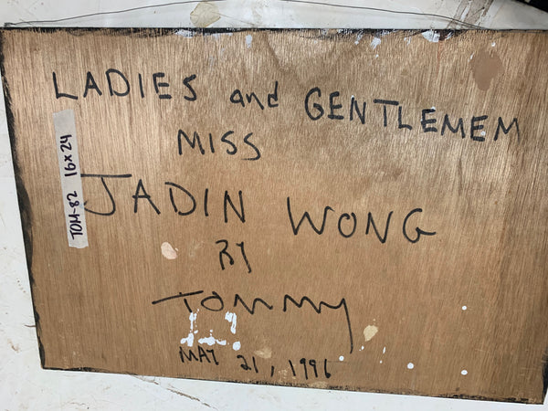 Miss Jadin Wong #82 Tommy Cheng Painting – Poster Museum