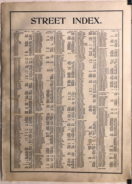 New York Atlas of Manhattan Street Index – Poster Museum