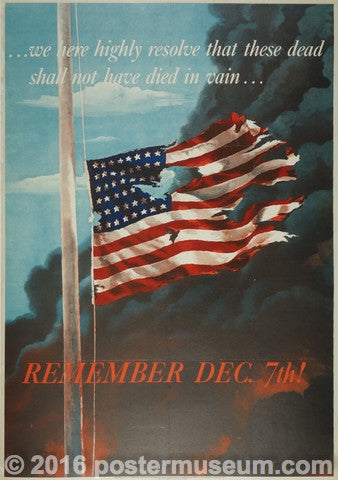Remember December 7th – Poster Museum