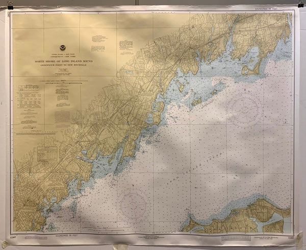 NOAA North Shore of Long Island Sound Map – Poster Museum