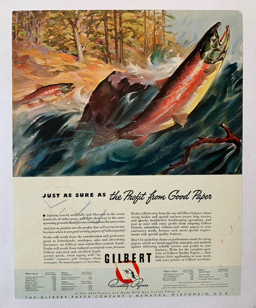 Gilbert Papers Ad – Poster Museum