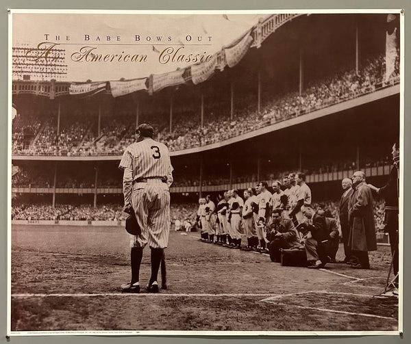 Babe Ruth 'An American Classic' Poster – Poster Museum