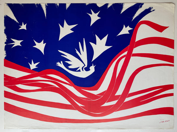 Satirical American Flag Poster – Poster Museum