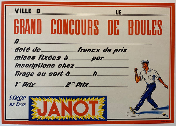 Grand Concours de Boules – Poster Museum