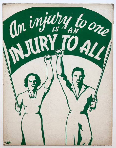 an Injury to One is an Injury to All Poster – Poster Museum