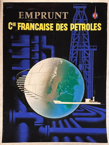 Française De Pétroles Original Art – Poster Museum