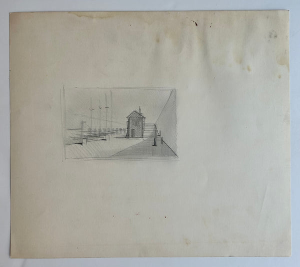 Harbor Sketch, Benoît Gilsoul #28 – Poster Museum