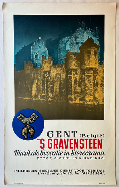 Gent Gravensteen Poster – Poster Museum