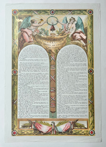 Déclaration des Droits de L'Homme et du Citoyen Poster – Poster Museum