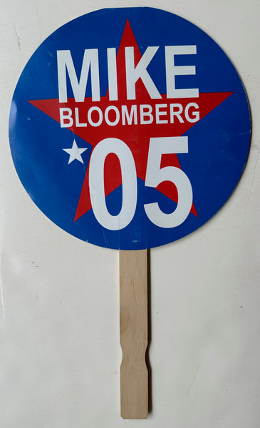 Mike Bloomberg 05 Circle Hand Fan – Poster Museum