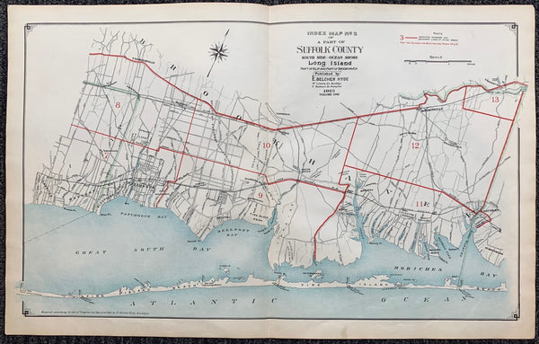 Index Map N.2 of a Part of Suffolk County – Poster Museum