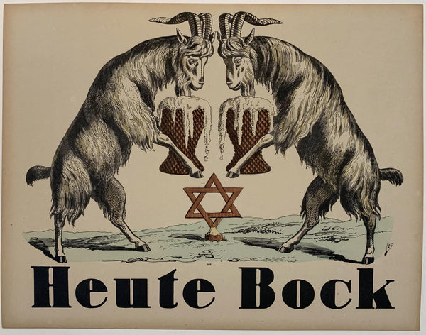 Heute Bock Goats poster – Poster Museum