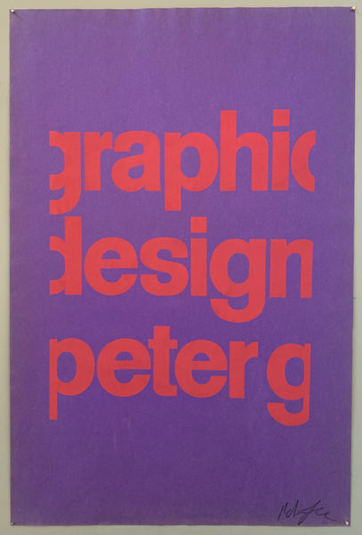 Graphic Design Peter G #11 – Poster Museum
